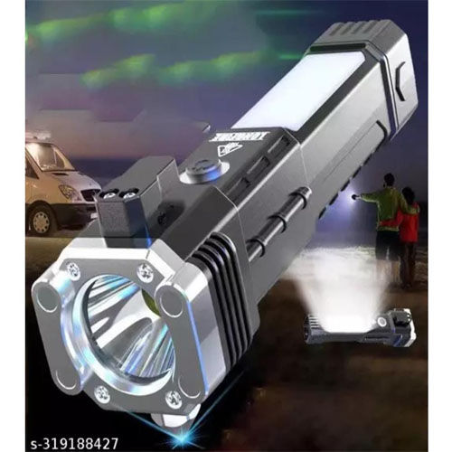 Rechargeable Torch Flashlight,Long Distance Beam Range Car Rescue Torch ...