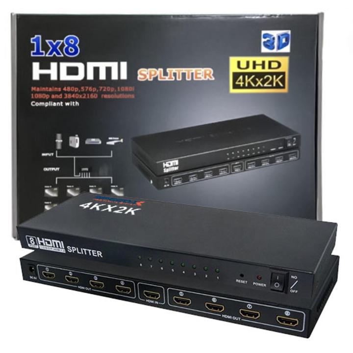HDMI Splitter 8 Port 2k 4k | Daraz.pk