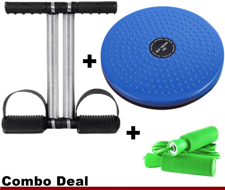 COMBO DEAL HIGH QUALITY DOUBLE SPRING TUMMY TRIMMER AND COLOR TWISTER ...