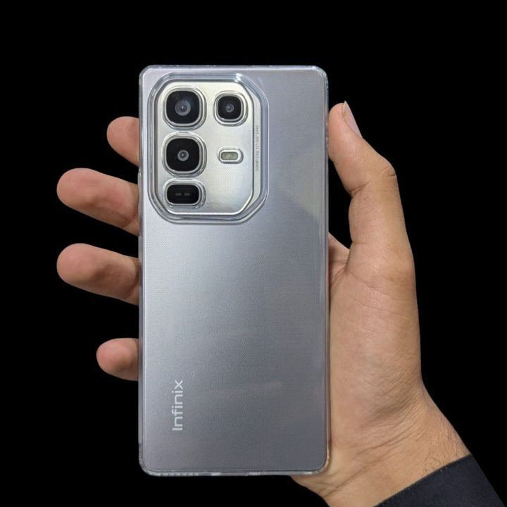 Infinix Note 50 / Note 50 Pro Back Cover | Transparent Soft Silicone ...