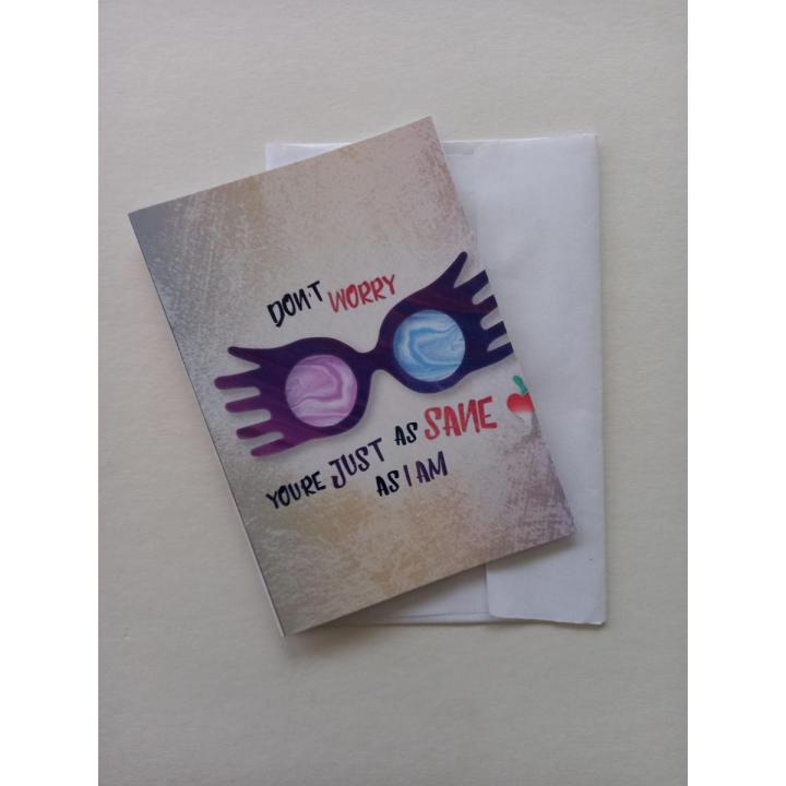 Potterhead Greeting Card A6 size with envelope | Daraz.pk