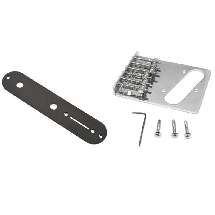 6 Strings Saddle Top Loader Bridge for Tele Telecaster Style Guitar ...