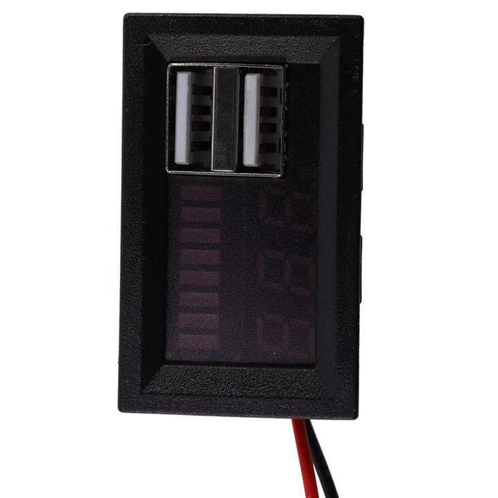 Red Led Digital Display Voltmeter For Vehicles Output 12 6v Daraz Pk