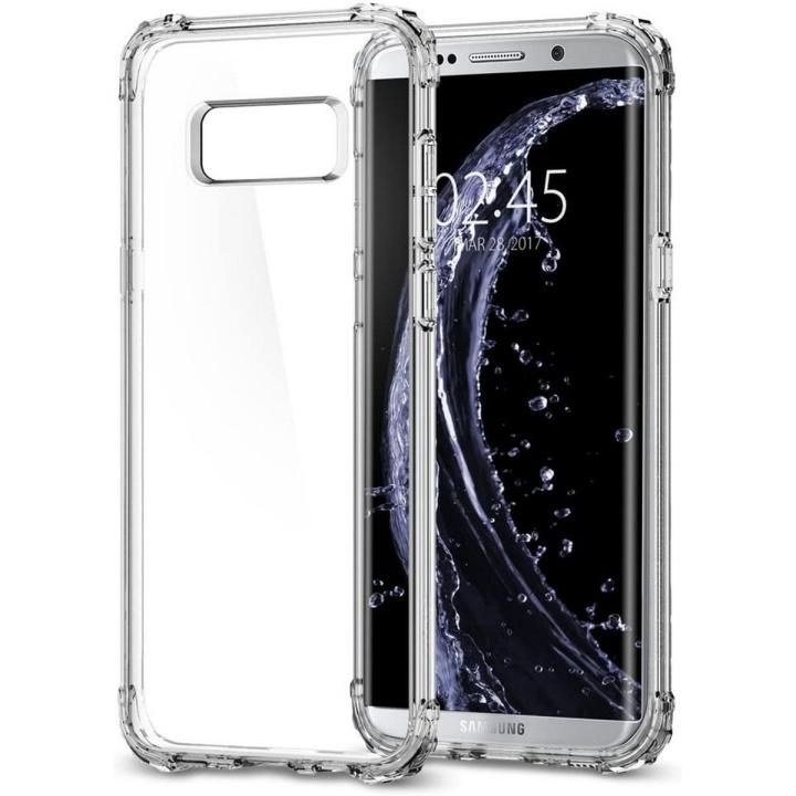 Samsung S8 Transparent Soft Silicone Back Cover TPU Case With Camera ...