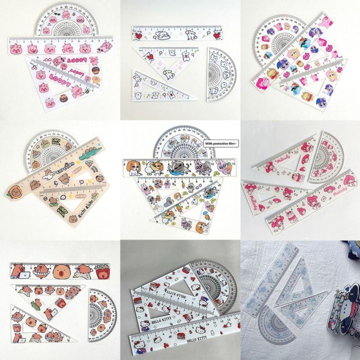 High Quality Kuromi/Pochacco/Melody Ruler Set Anime Sanrio ...