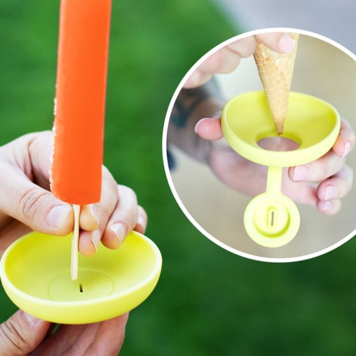 New Creative Ice Cream Holder Drip-proof Silica Gel Drip Free Ice Pop ...