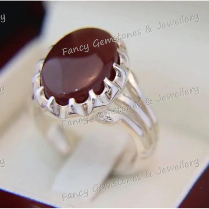 Blood Red Aqeeq Ring Yemeni Aqeeq for Men Yamani akik Rings Mens Red ...