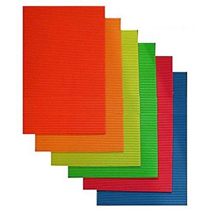 Corrugated Craft Paper Sheets for A-4 Pack of 10 For Art and Craft ...