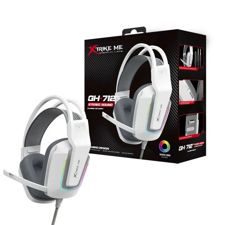 Xtrike Me Gh712 Rgb Gaming Headset With Noise Reduction Microphone ...