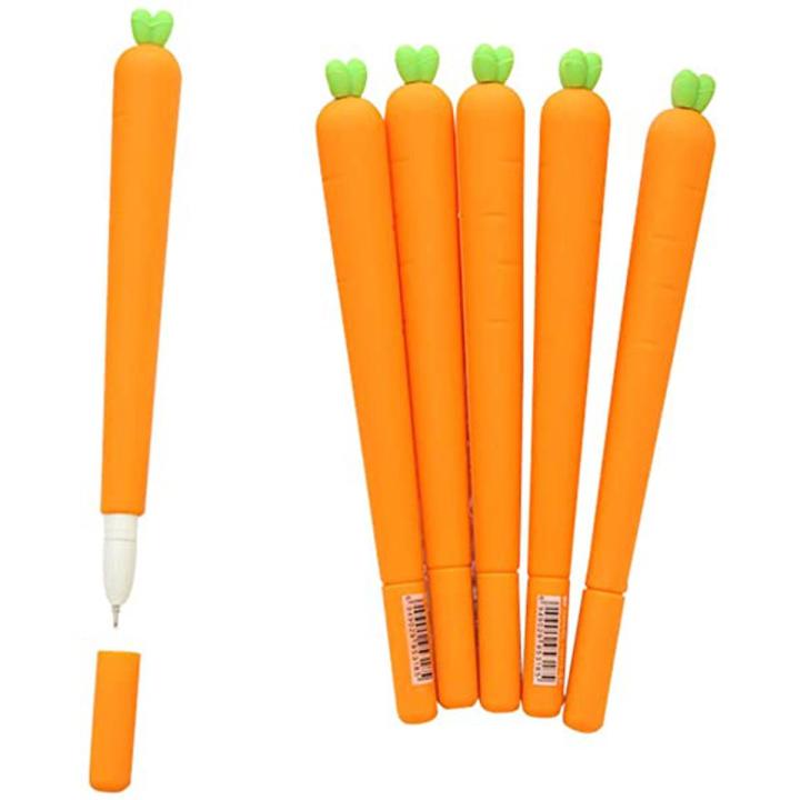 Cute Cartoon Carrot Neutral Pen Gel Korean Student Stationery 0.5 Water ...
