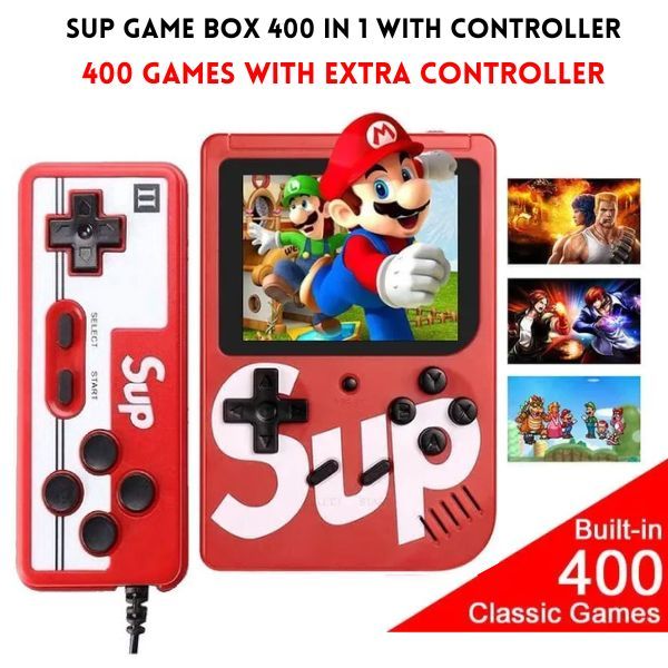 SUP Game Box Plus Console With Controller 400 in 1 Retro Video Games For Kids Handheld Game PAD ...