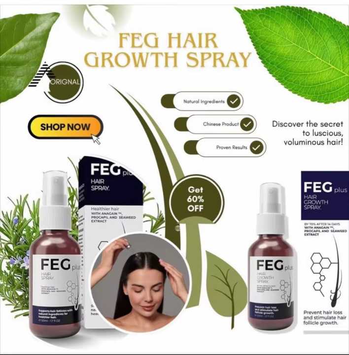 Hair Growth Spray Stimulate Follicle Regeneration and Prevent Hair Loss ...