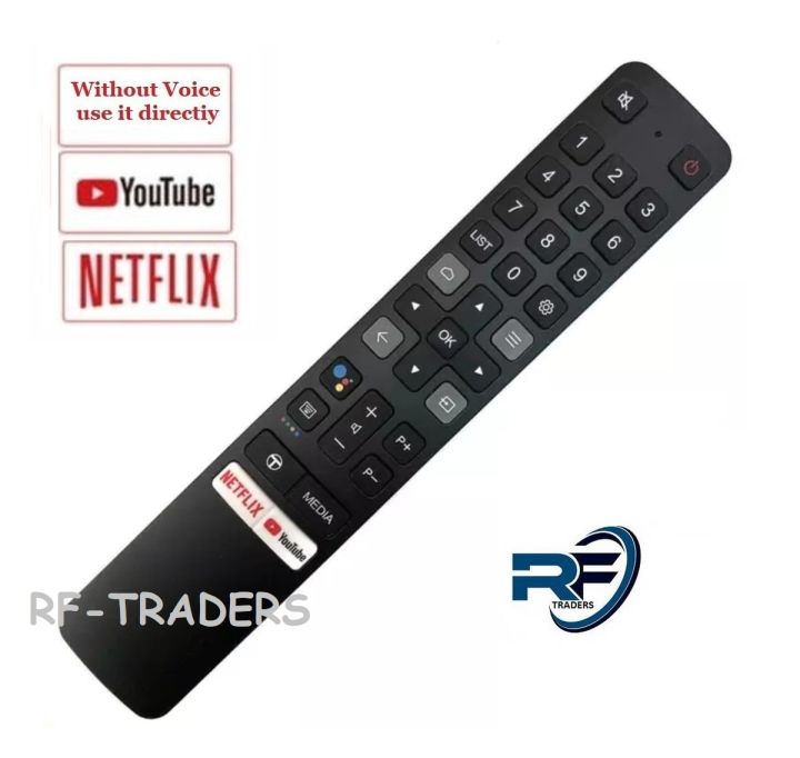 Tcl Smart Led Tv Remote Control Without Voice Command With Netflex