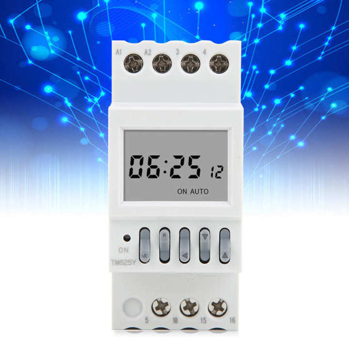 TM625Y Annual Cycle Timer Relay Power Switch Din Rail 12 On Off AC220V ...
