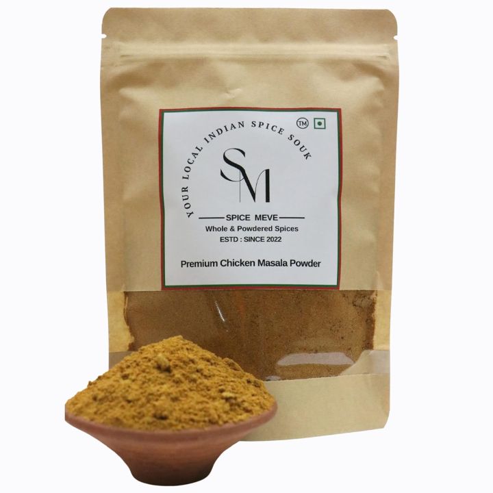 Spice Meve Chicken Masala 200gm | Fresh Grinded Chicken Masala Pouch ...