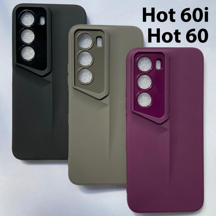 Infinix Hot 60 / Hot 60i – Silicone Matte Phone Case | Premium Soft ...