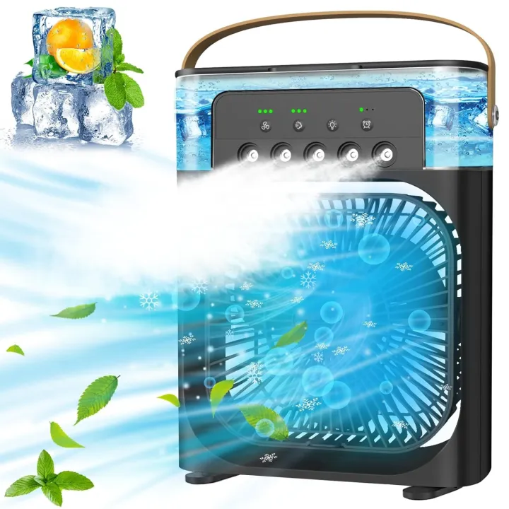 Portable Air Conditioner Fan - Portable Mini Cooler Rechargeable Air ...