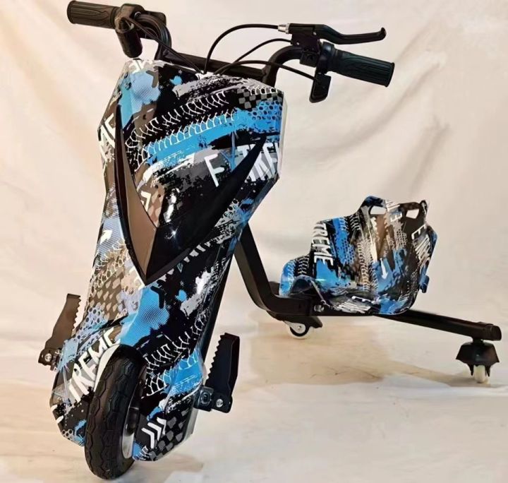 Lovely Baby Drift Scooter Spiderman 3 Wheel Electric Kids Drifting ...