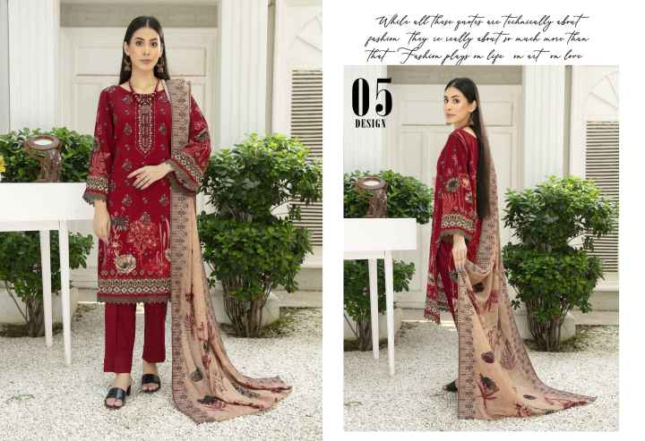 Ayat By BMF Vol 609 - Digital Luxury Bana Dora Viscose Embroidered 3 ...