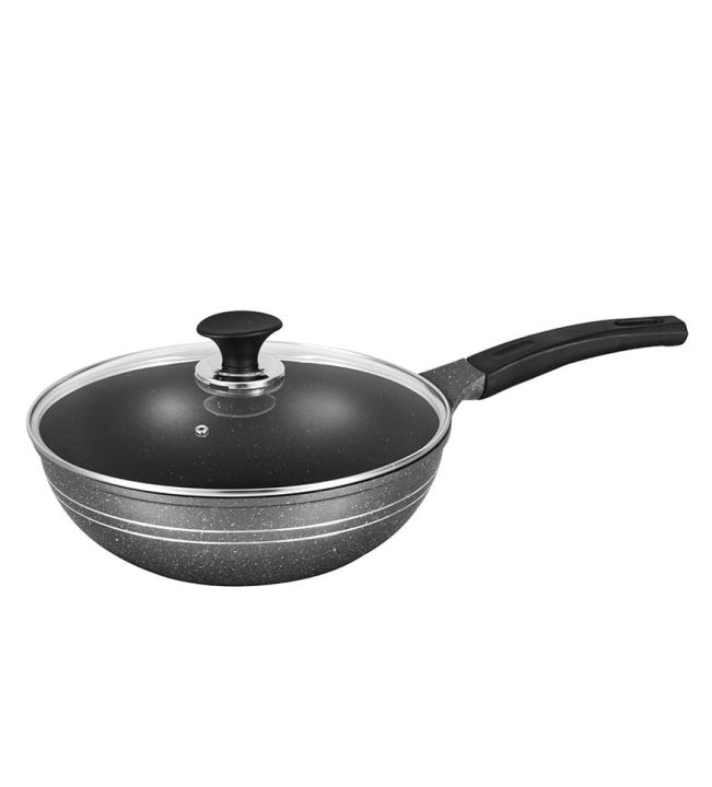 Original Sonex Die Cast eden wok with G.L | 26-30 cm | Non Stick Karahi ...