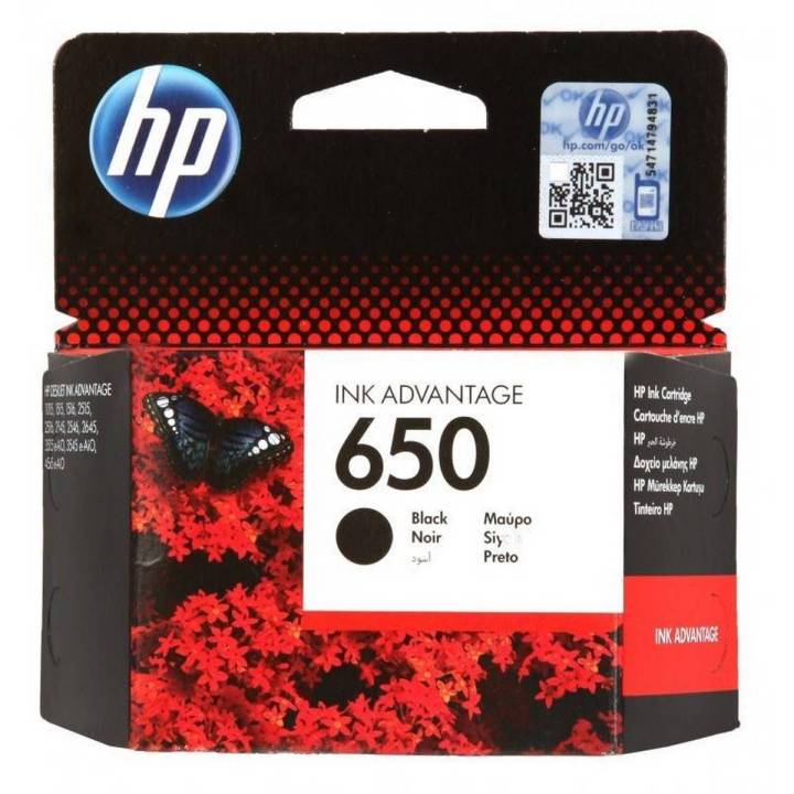 HP 650 Black Original Ink Advantage Cartridge | Daraz.pk