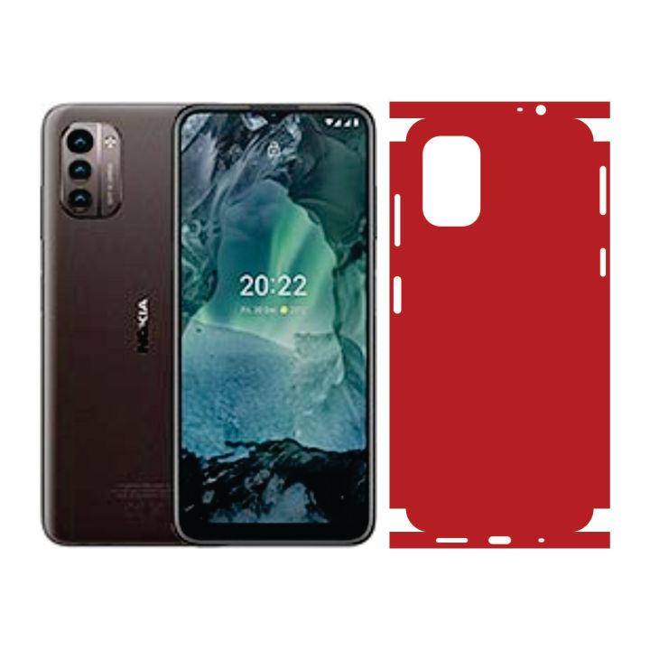 Nokia G21 Back Paper 0001 Red Sheet Anti-stain Wrap Cover | Daraz.pk
