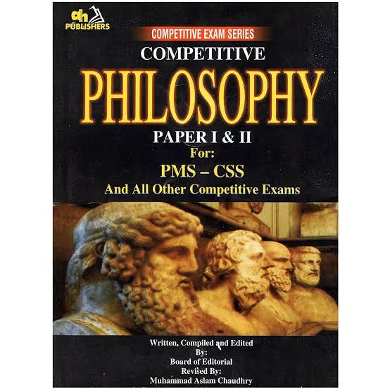 Competitive Philosophy Paper I & II For: PMS - CSS | Daraz.pk