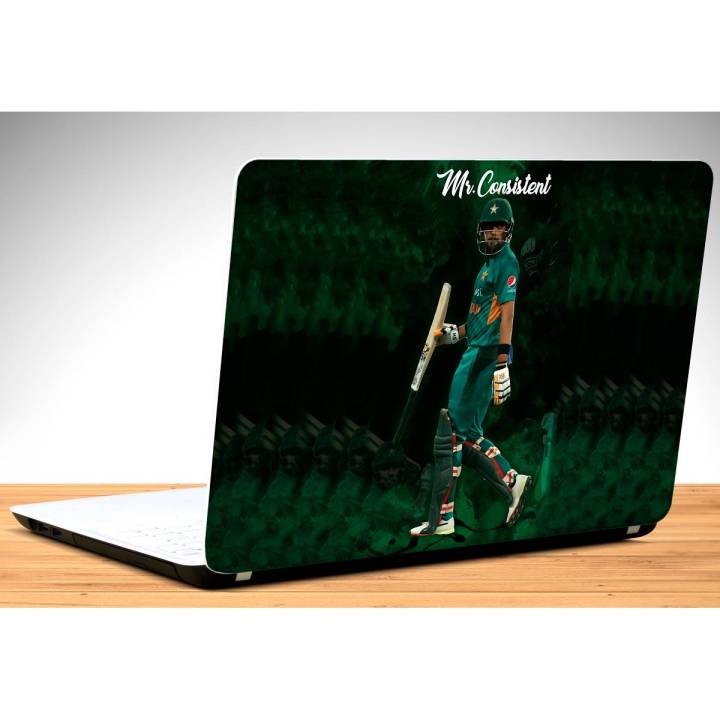 Babar Azam, Cricket, Laptop Skin Vinyl Sticker Decal, 12 13 13.3 14 15 ...