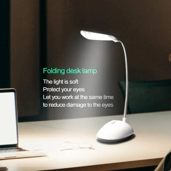 Desktop Study Lamp USB Rechargeable 360 Degrees Adjustable | Portable ...