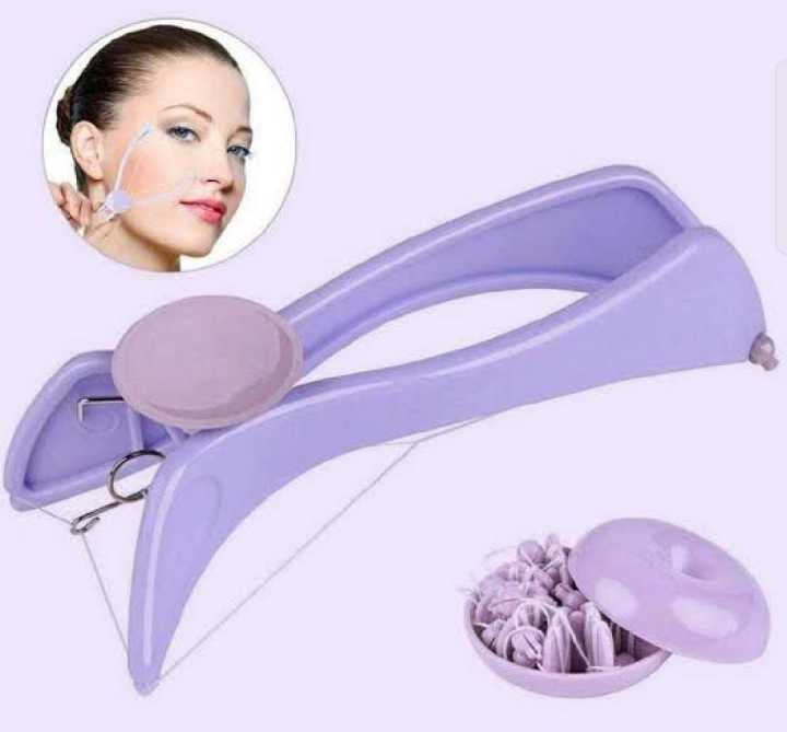 Eyebrow Face and Body Hair Threading & Removal System Kit Tweezers for ...