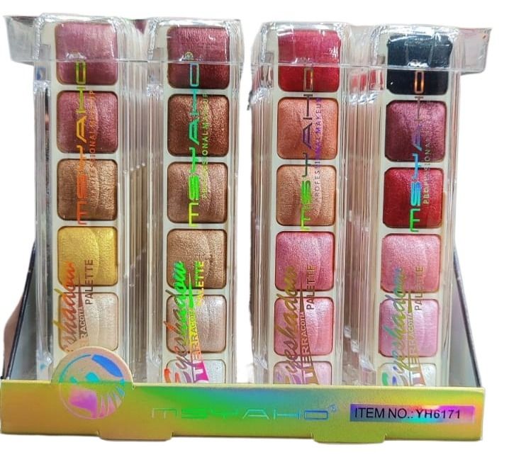 6 Color Metallic shimmer Blusher Highlighter Single Piece Kit For Girls ...