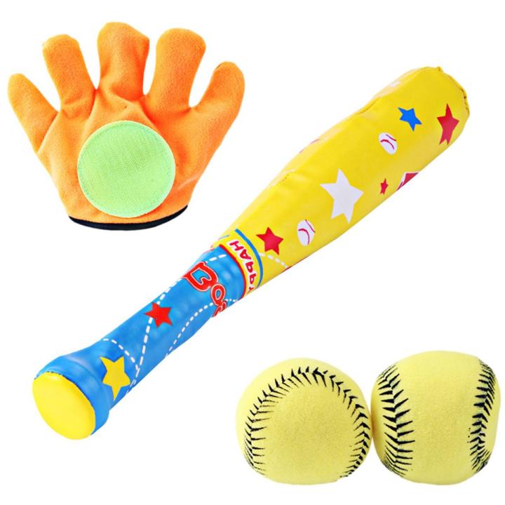 Kids Baseball Set Batting T-ball Game Kids Soft Baseball Bat Tball Set ...