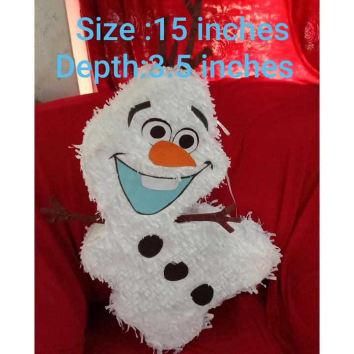Olaf Character Empty Pinata on Frozen Theme for Kids/ Children Birthday ...