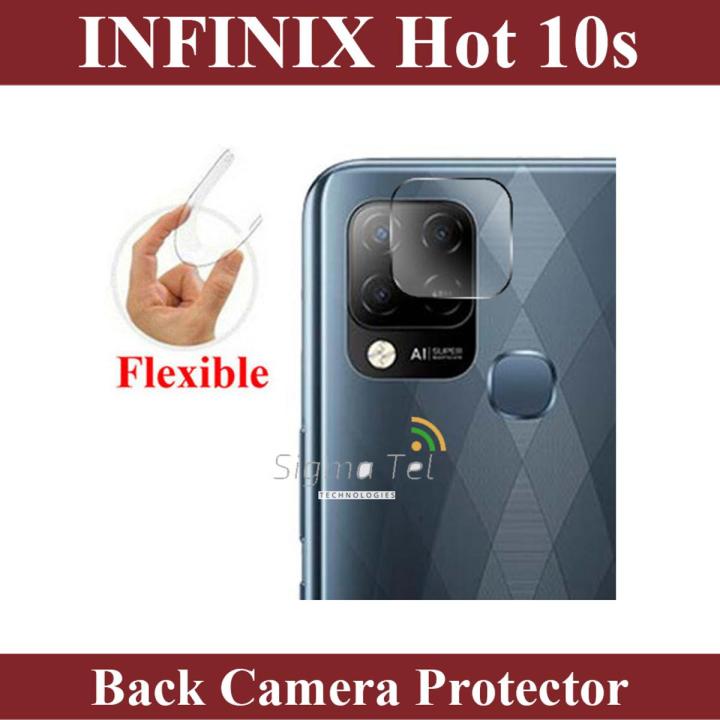 Infinix Hot 10s Back Camera 9H Gorilla Flexible Protector For Infinix ...