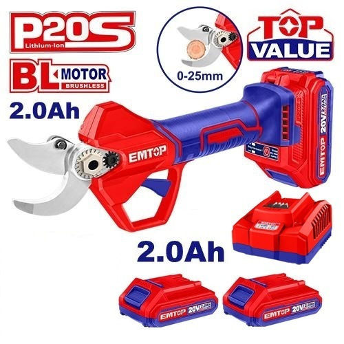 EMTOP Lithium-Ion Gauge Straight Shear | Voltage:20V | Cutting diameter ...