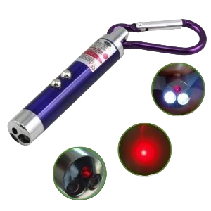 3 in 1 Multipurpose Laser Pointer | Blue Emergency Light + White ...