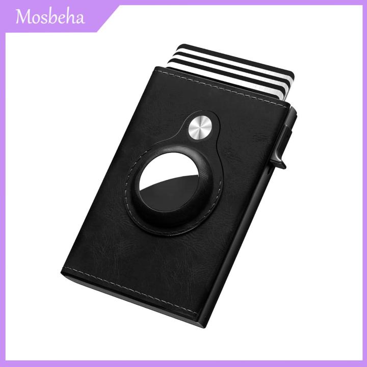 Mosbeha Smart Wallet Blocking Men's Wallet with Airtag Slot Multi Slots ...