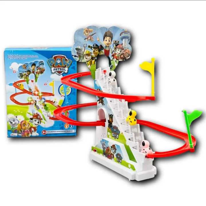 Paw Patrol Race Track: Light & Sound Adventure with 3 Paw Dogs for Kids ...