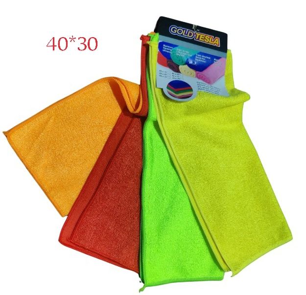 Microfiber Cleaning cloth (30*40 - 4Pcs Pack)/ towel for kitchen and ...