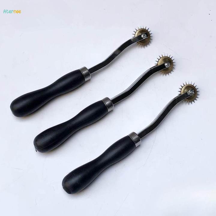 Serrated Tracing Wheel Sewing Wheel Marker Stitch Marking Point Sewing Tool for Leather Cross ...