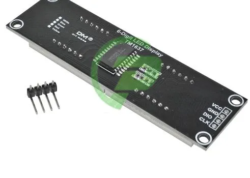 0.56 Inch TM1637 6 Digit 7 Segment 5V Digital Tube Module White/Red ...