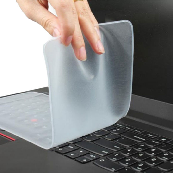 Universal Clear Waterproof Anti-Dust Silicone Keyboard Protector Cover ...