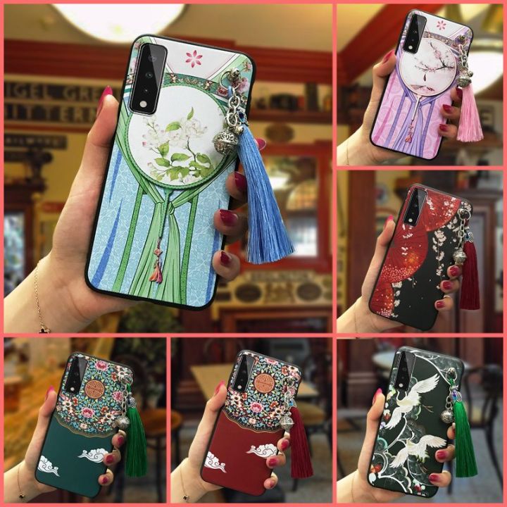 Durable Silicone Phone Case For LG Stylo7 5G Anti-knock tassel ...