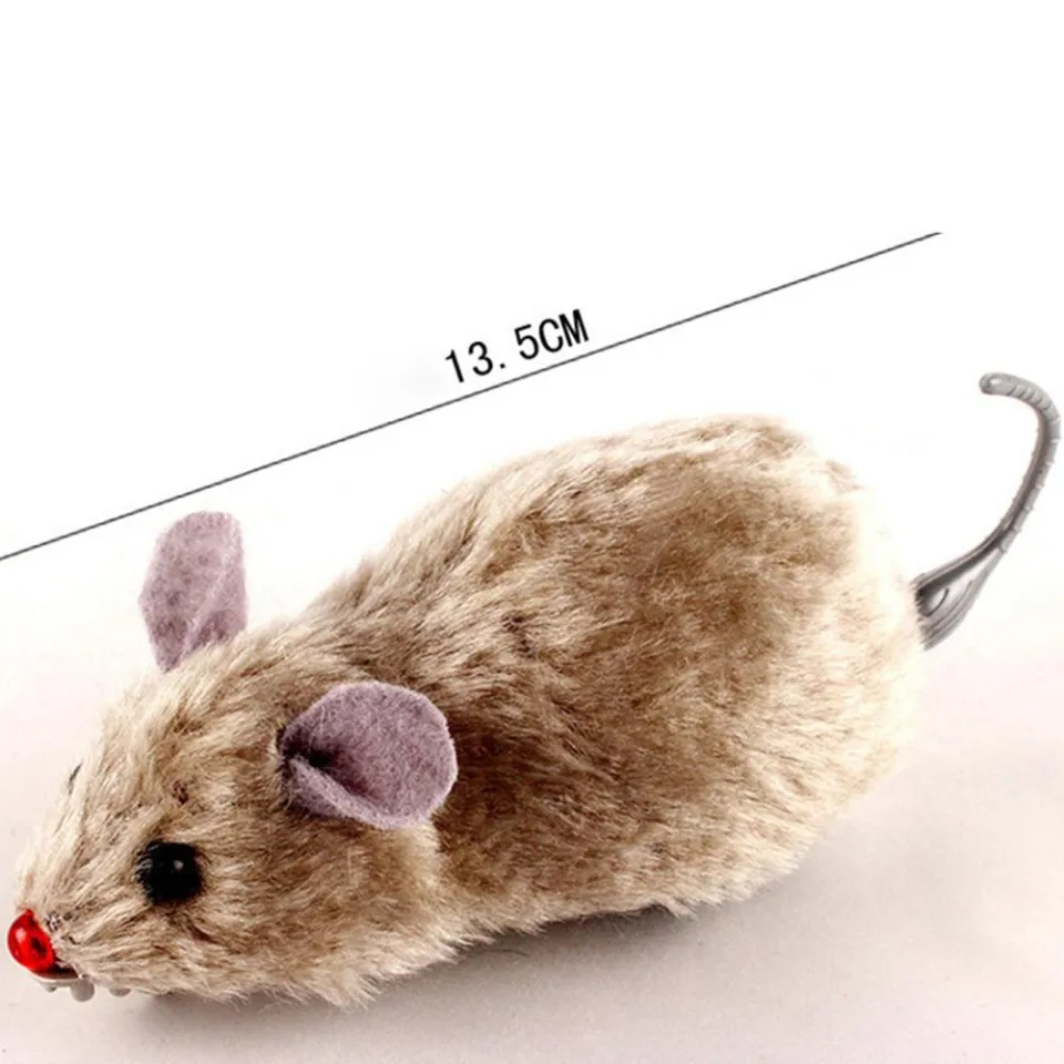 Moving Mouse Cat Toy Pet Dog Cat Plush Toy Mouse Animal Clockwork Wind ...