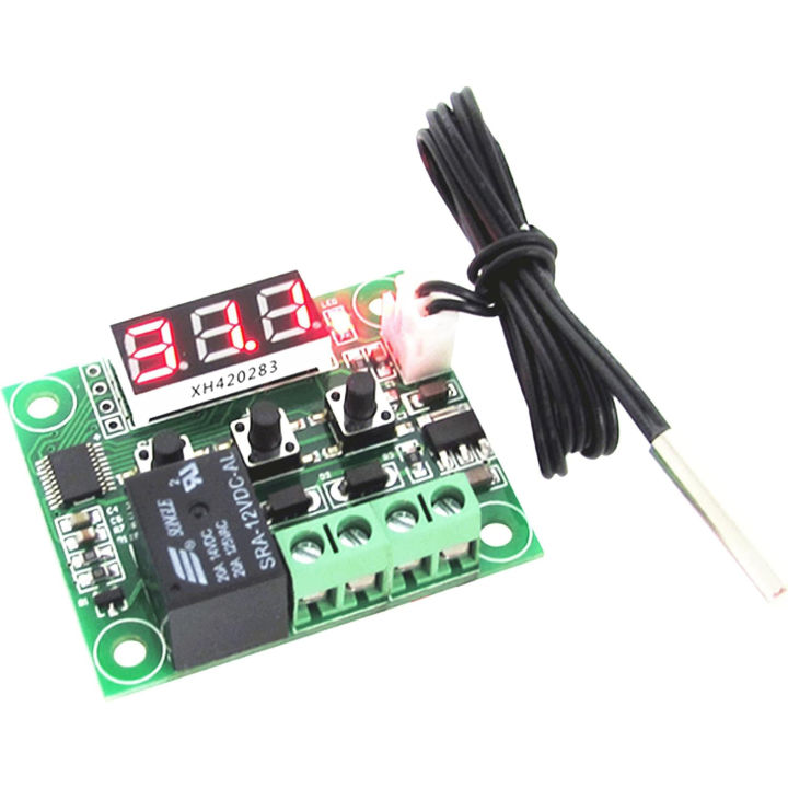 W1209 12V DC Digital Temperature Controller Board Micro Digital Thermostat -50-110°C Electronic ...