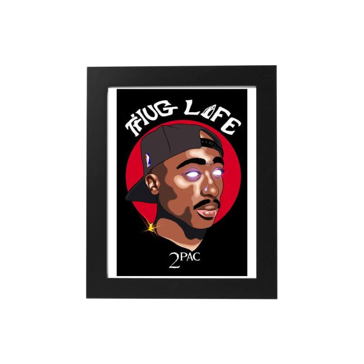 Tupac Shakur 2Pac Hip Hop Rap Music Pop Culture Teenage Posters Vinyl ...