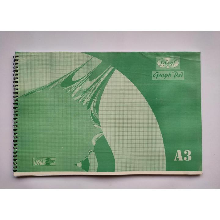 Spiral Graph Pad 1/8 Squares/box - A3 | Daraz.pk