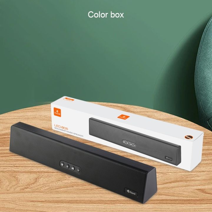 KISONLI LED-805 Wireless Soundbars Speaker FM Radio - Gaming speaker ...