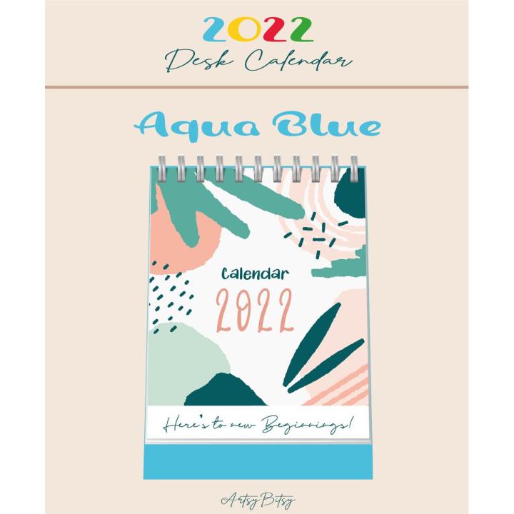 【Rong Cai】 2022 Desk Calendar With Philippine Holidays And Observances ...