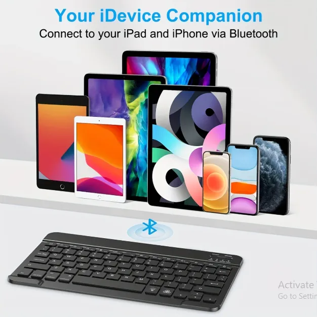 Tablet / iPad Wireless Bluetooth keyboard For Android , IOS , Mobile ...